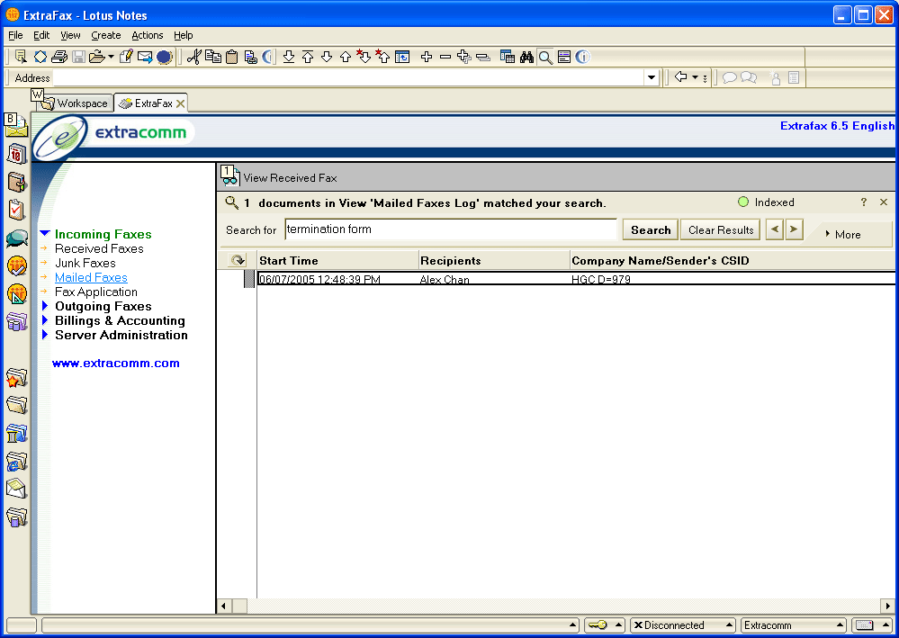 ExtraFax Searchable PDF